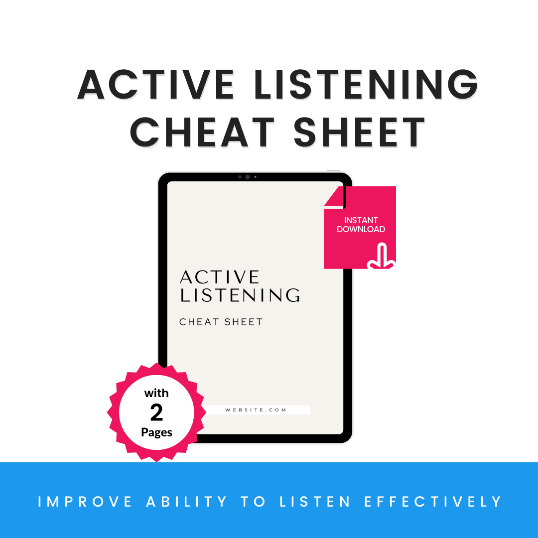 Active Listening Cheat Sheet – HelloContent