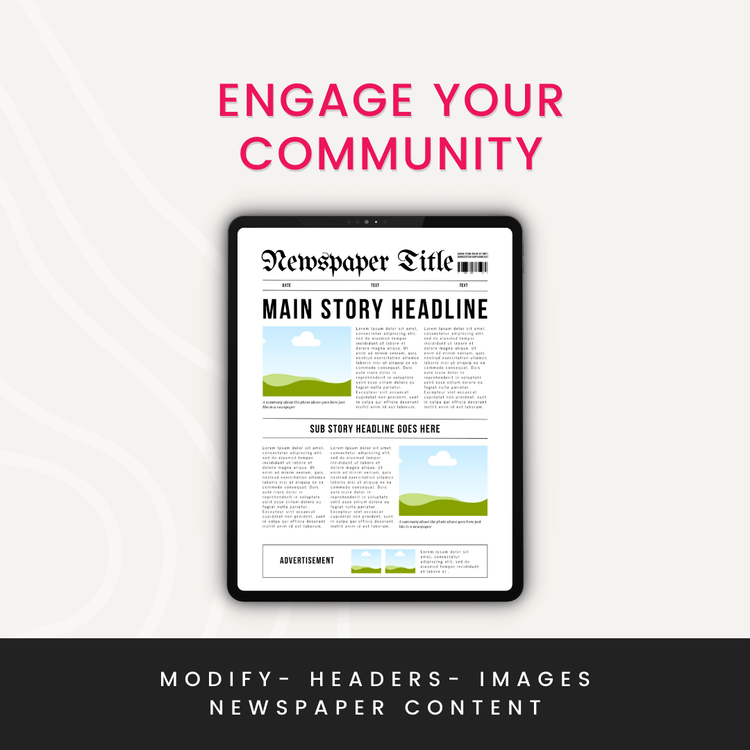 Digital Newspaper Template – HelloContent