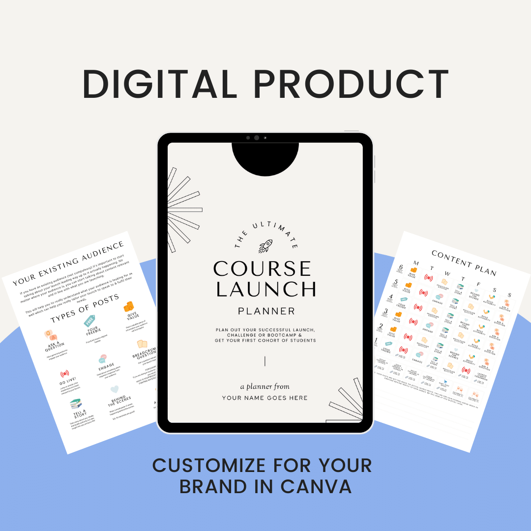Online Course Launch Planner – HelloContent